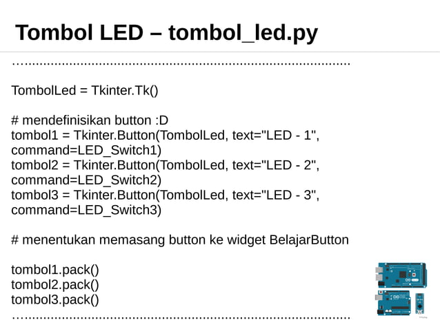 Kisah Dua Sejoli: Arduino & Python | PPT