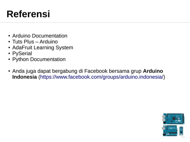 Kisah Dua Sejoli: Arduino & Python | PPT