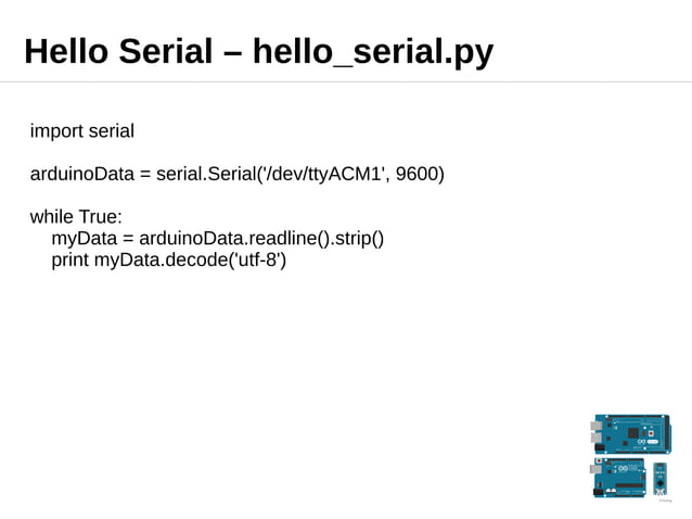 Kisah Dua Sejoli: Arduino & Python | PPT