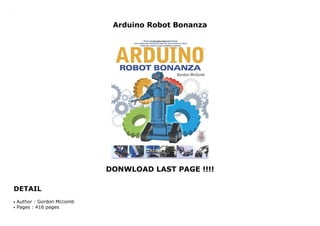 Arduino Robot Bonanza | PDF