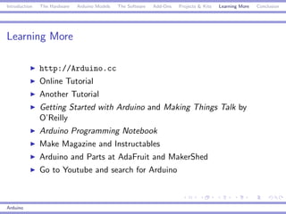 Arduino talk | PPT
