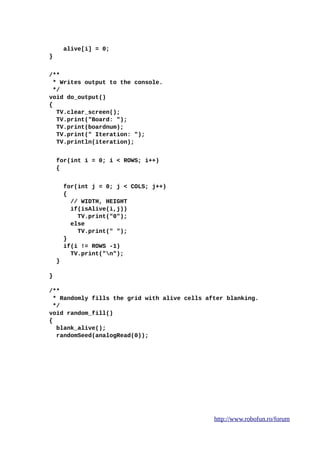 Arduino tv out | PDF