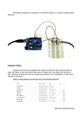 Arduino tv out | PDF