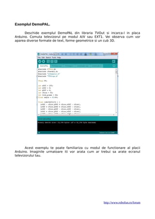 Arduino tv out | PDF