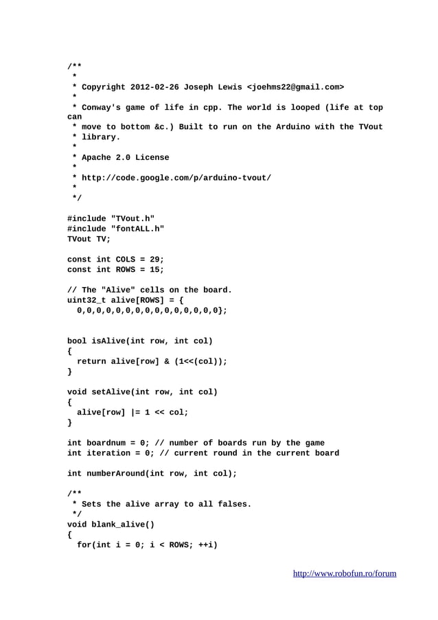 Arduino Tv Out Pdf