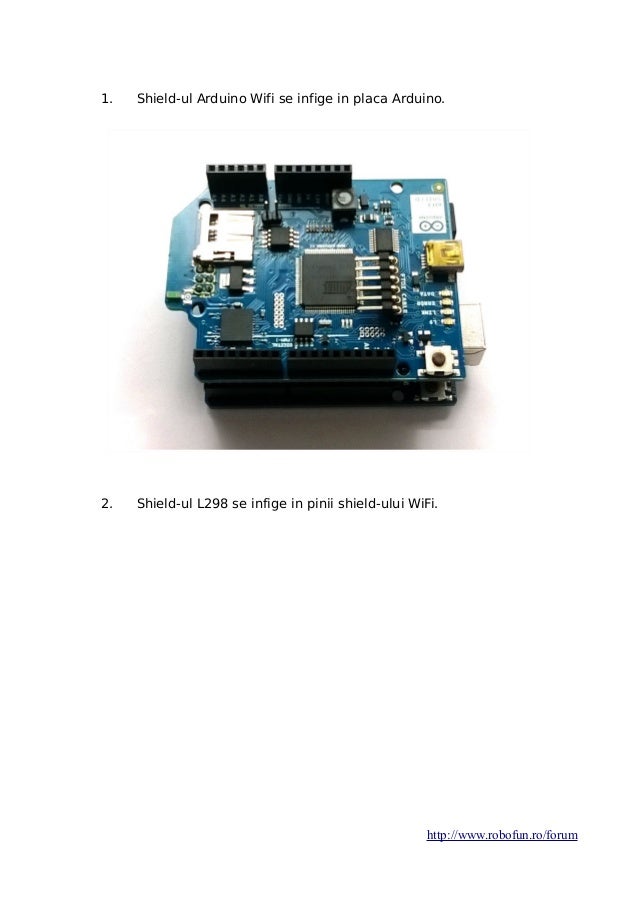 Arduino wifi shield-drivermotoarel298