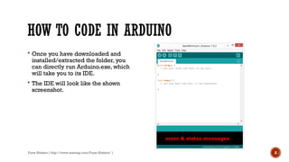 Arduino-Workshop For beginners UG Students | PPTX
