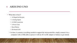 Arduino ppt 2023 | DOCX | Computing | Technology & Computing