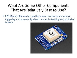 QuickIntroduction to Arduino and Sensors | PPTX