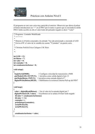 Arduino 1 jose m. ruiz | PDF