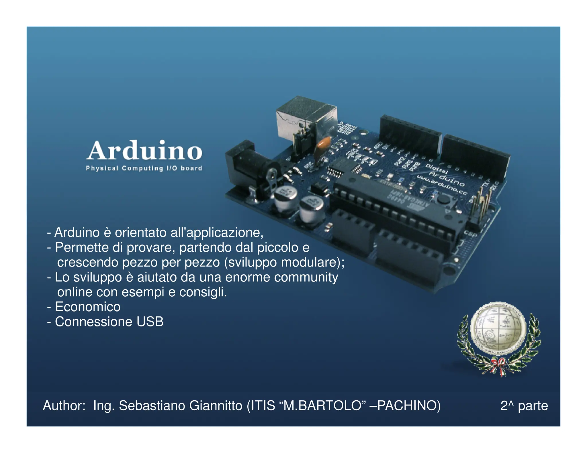 Arduino 2- Slide descrizione Architettura | PPT