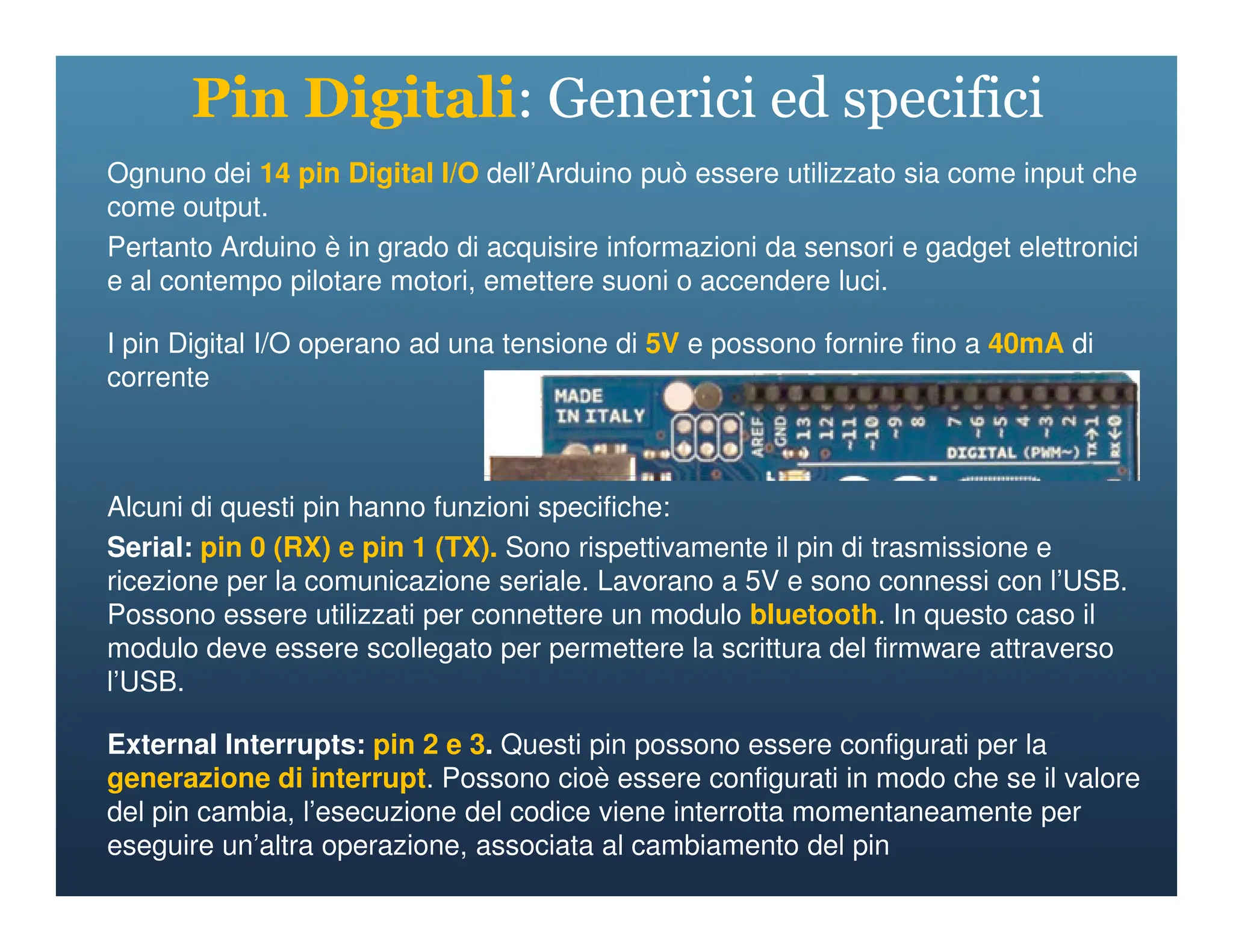 Arduino 2- Slide descrizione Architettura | PDF
