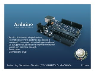 Arduino 2- Slide descrizione Architettura | PPT