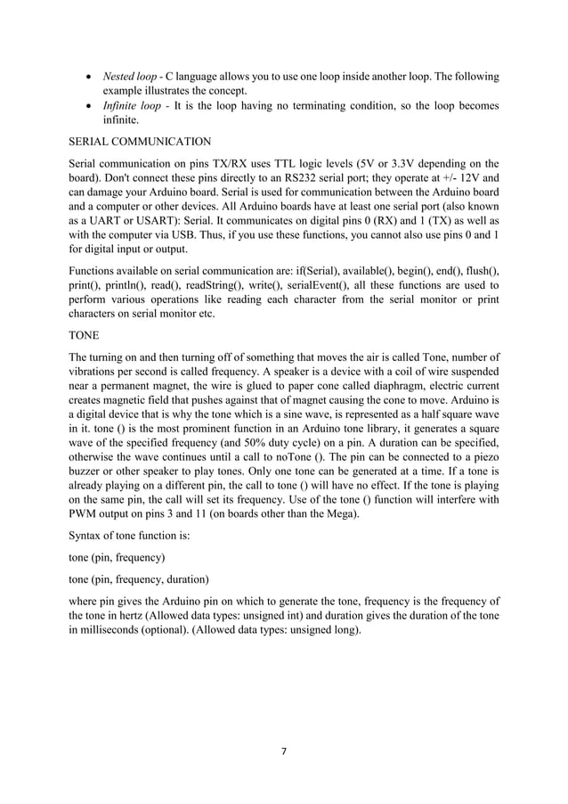 Arduino and Circuits.docx | Programming Languages | Computing