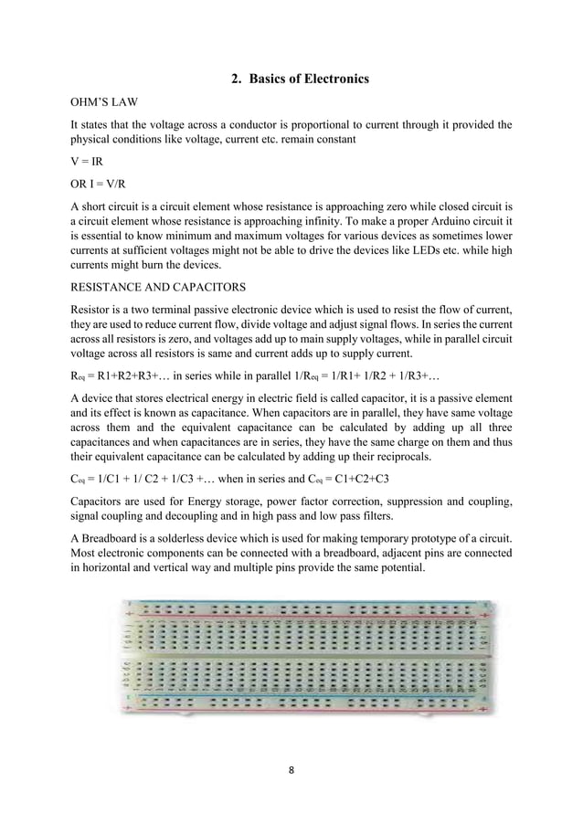 Arduino and Circuits.docx | Programming Languages | Computing