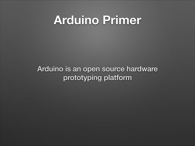 Connecting Arduino and Android | PPT Connecting Arduino and Android | PPT