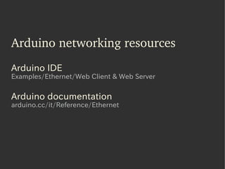 Arduino and the real time web | PDF