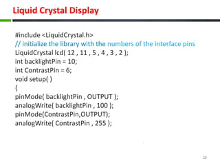 Arduino based applications part 2 | PDF