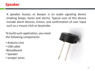 Arduino based applications part 2 | PDF