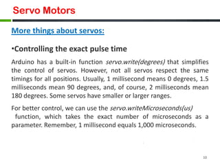 Arduino based applications-part 3 | PPT