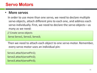 Arduino based applications-part 3 | PPT