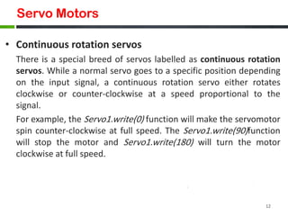 Arduino based applications-part 3 | PPT