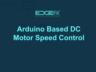 BLDC Motor Speed Control with RPM Display and PWM | PPTX