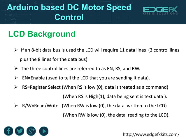 BLDC Motor Speed Control with RPM Display and PWM | PPTX