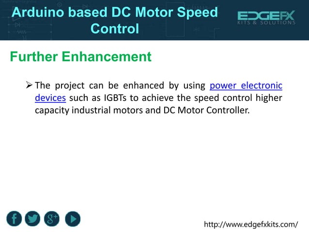 BLDC Motor Speed Control with RPM Display and PWM | PPTX