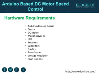 BLDC Motor Speed Control with RPM Display and PWM | PPTX