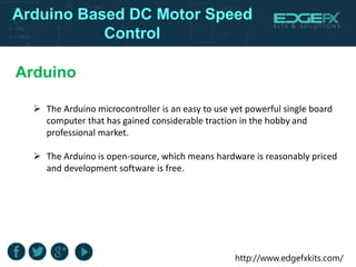 BLDC Motor Speed Control with RPM Display and PWM | PPTX
