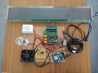 Arduino based electronic notice board and controlling of home ...