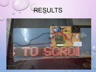 Arduino based electronic notice board and controlling of home ...