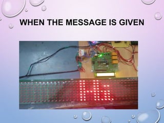 Arduino based electronic notice board and controlling of home ...
