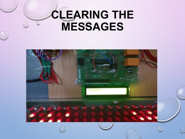 Arduino based electronic notice board and controlling of home ...