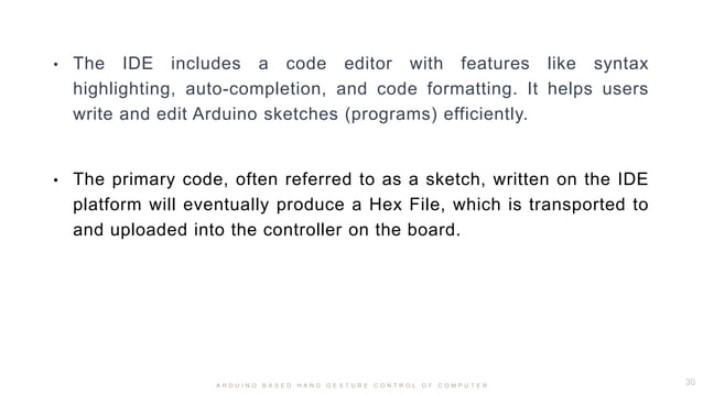 Arduino Based Hand Gesture Control Of Computer 3 Pptx
