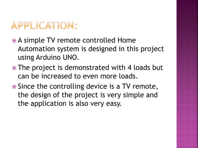 Arduino Based Home Automation Using Tv Remote Pptx Radio Control Hobbies And Interests
