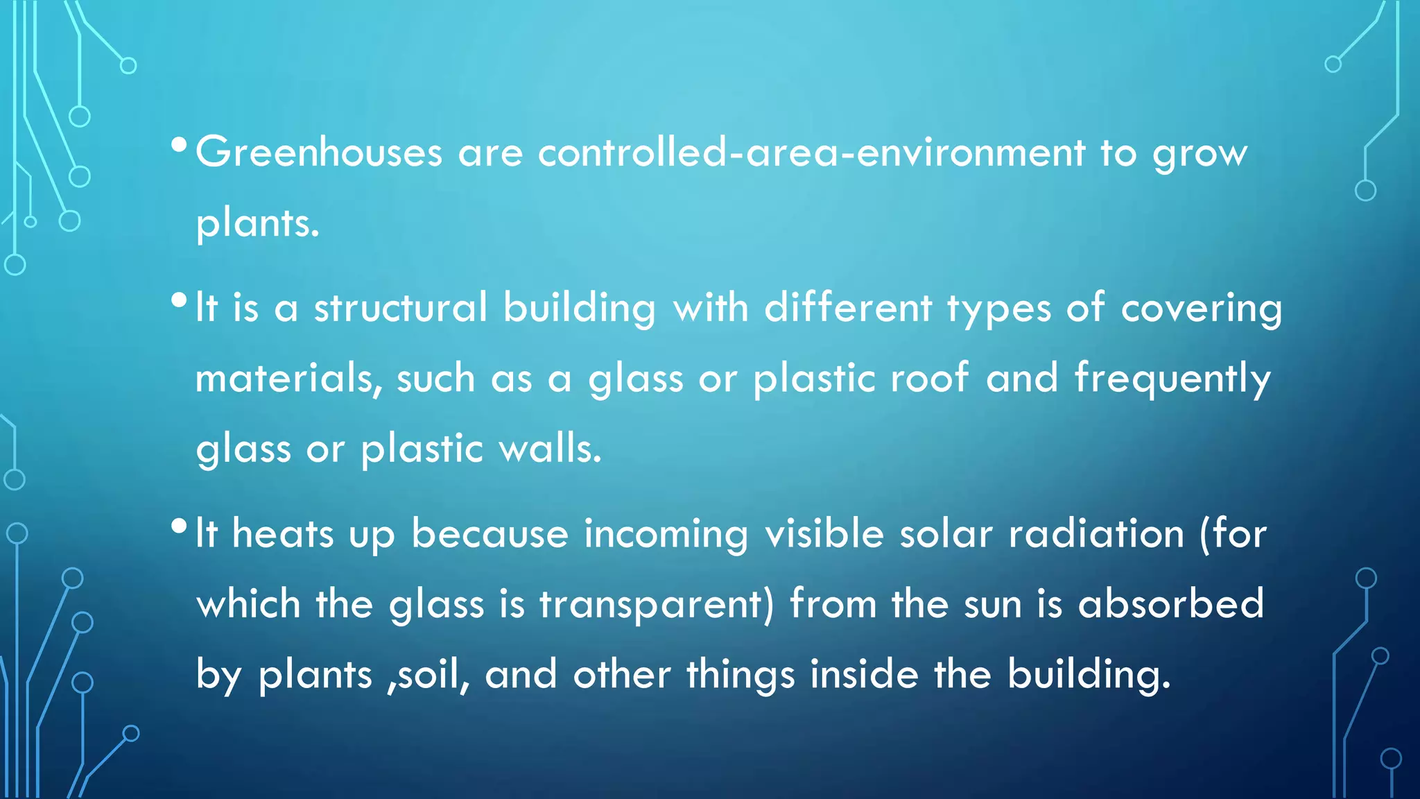 Arduino based intelligent greenhouse Project | PPTX