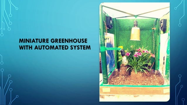 Arduino based intelligent greenhouse Project | PPTX