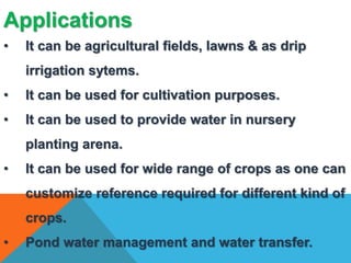 Auto irrigation system | PPTX