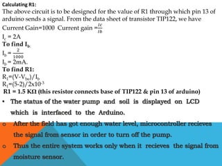 Auto irrigation system | PPT