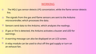 ARDUINO BASED LPG GAS AND FIRE DETECTOR PPT.pptx
