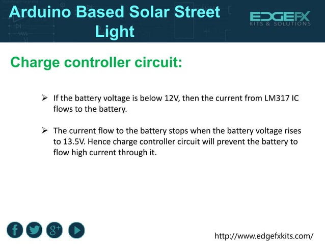 Arduino based solar street light | PPTX | Consumer Electronics ...