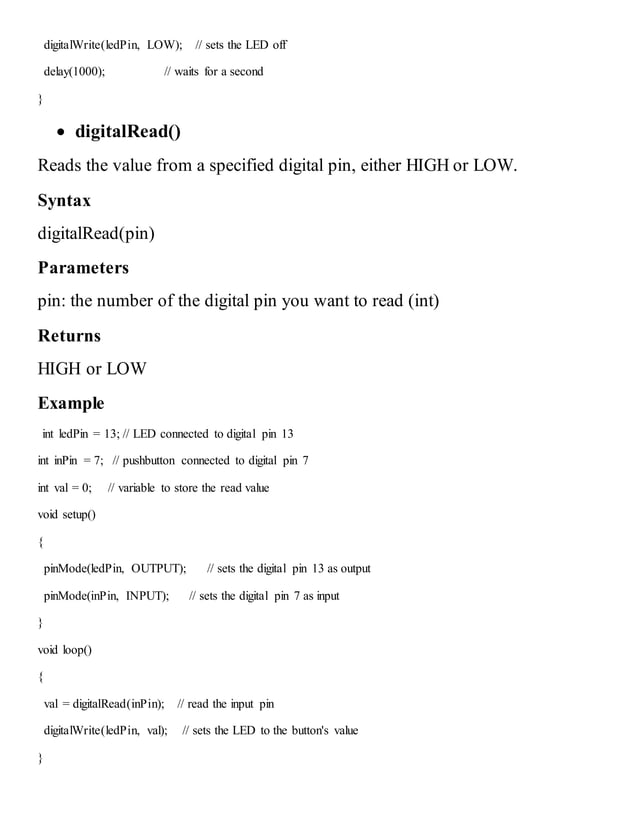 Arduino bluetooth controlled robot | DOCX