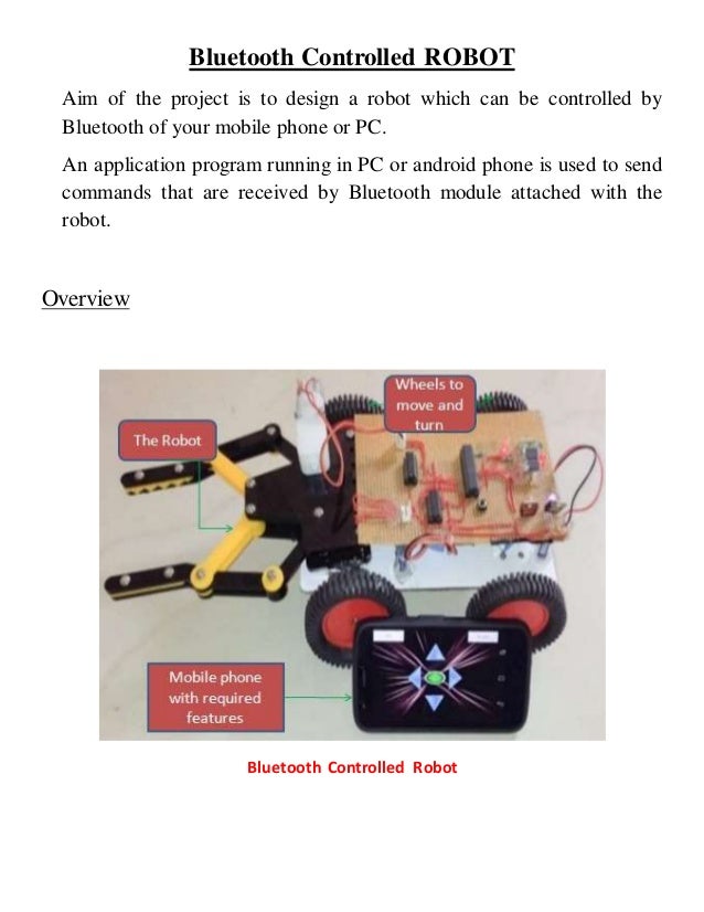 Arduino Bluetooth Controlled Robot
