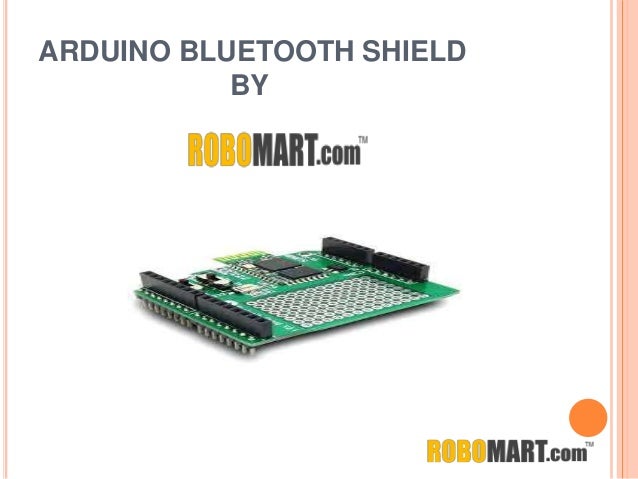 Arduino Bluetooth Shield By Robomart