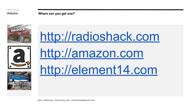 Arduino by John LeMasney via lemasney.com | Technology & Computing