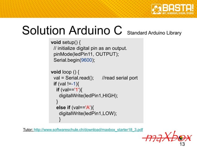 Arduino C maXbox web of things slide show | PDF