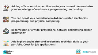 Arduino Certification | PPTX | Education