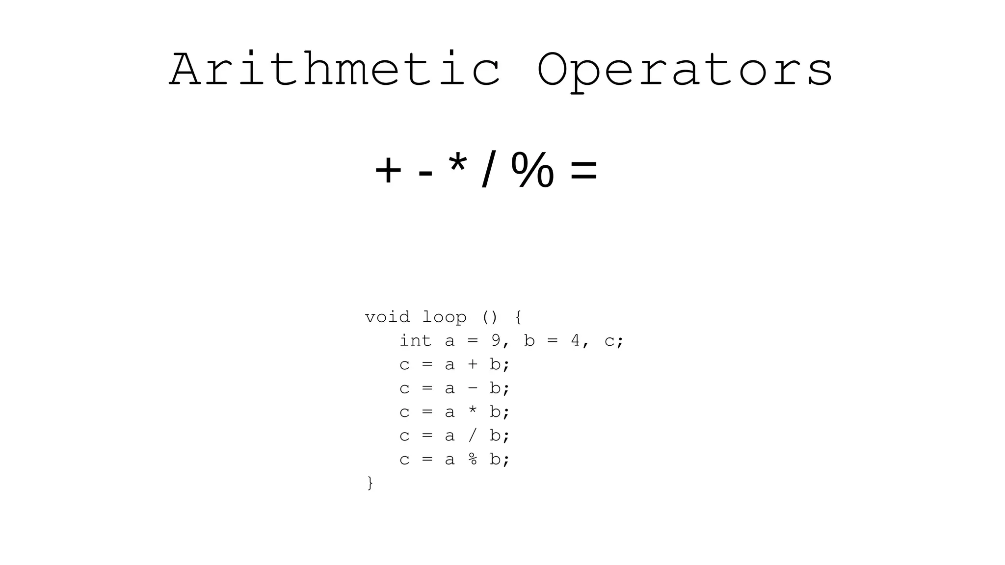 Arduino Coding Class Ppt